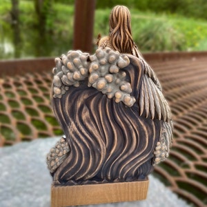 Fand Irish Goddess Ledi Bird Bird Goddess Statue Celtic God Sea Goddess ...