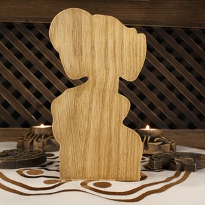 Demon Orobas, Goetia, Demon Statue Goth Decor Wooden Statue Wood ...