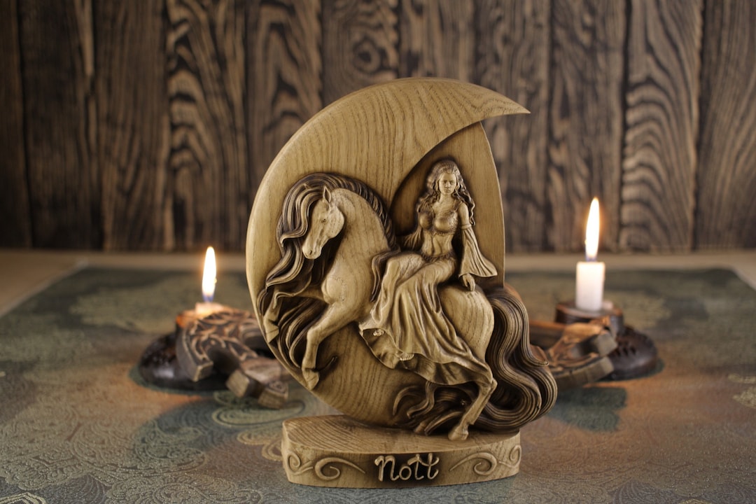 Norse Pagan, Nott Statue, Goddess Statue, Norse Mythology, Norse Gods ...