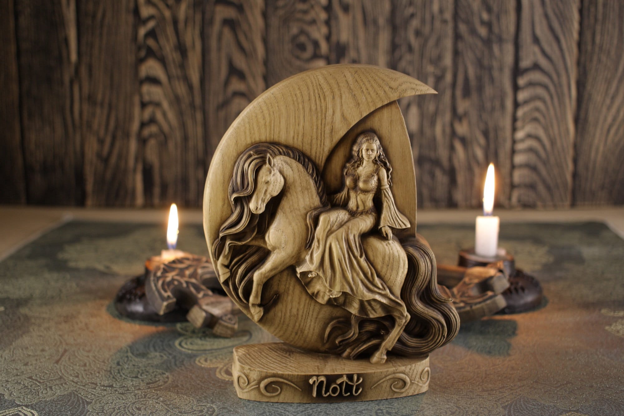 Norse Pagan Nott Statue Goddess Statue Norse Mythology - Etsy
