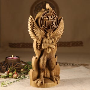 Stolas Demon Statue Prince Stolas Stolas Statue Demon Sigil Satan ...