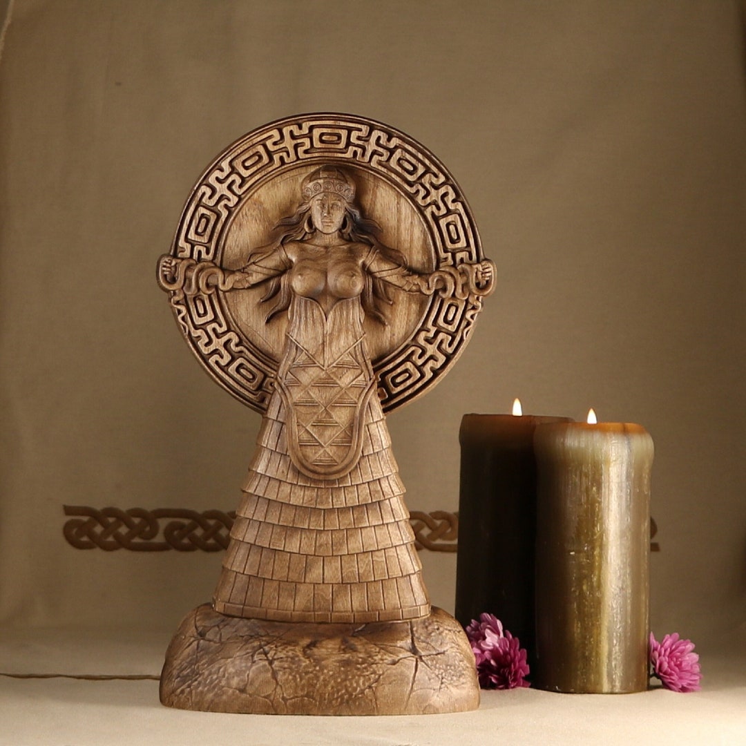 Minoen Déesse serpent Déesse minoenne Déesse grecque - Etsy France