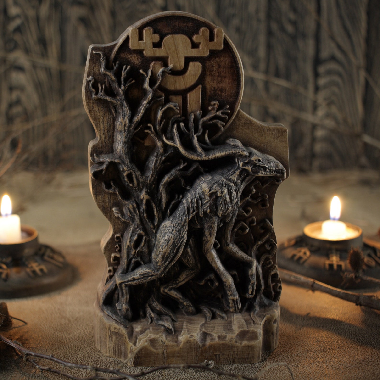 Wendigo Spirit Wendigo Art Skeleton Supernatural Monster - Etsy