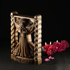 Santa Muerte, Santa Muerte Statue, Aztec Goddess Statue Santisima ...