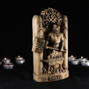 Svarog, Slavic God Statue, Slavic Gods, Slavic Pagan, Norse Altar ...