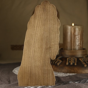 Nerthus, Germanic Goddess Statue Asatru Norse Pagan Wooden Fertility ...