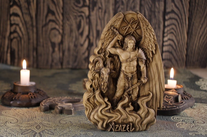 Azazel Satan Baphomet Demon Lucifer Occult Decor Satanic - Etsy