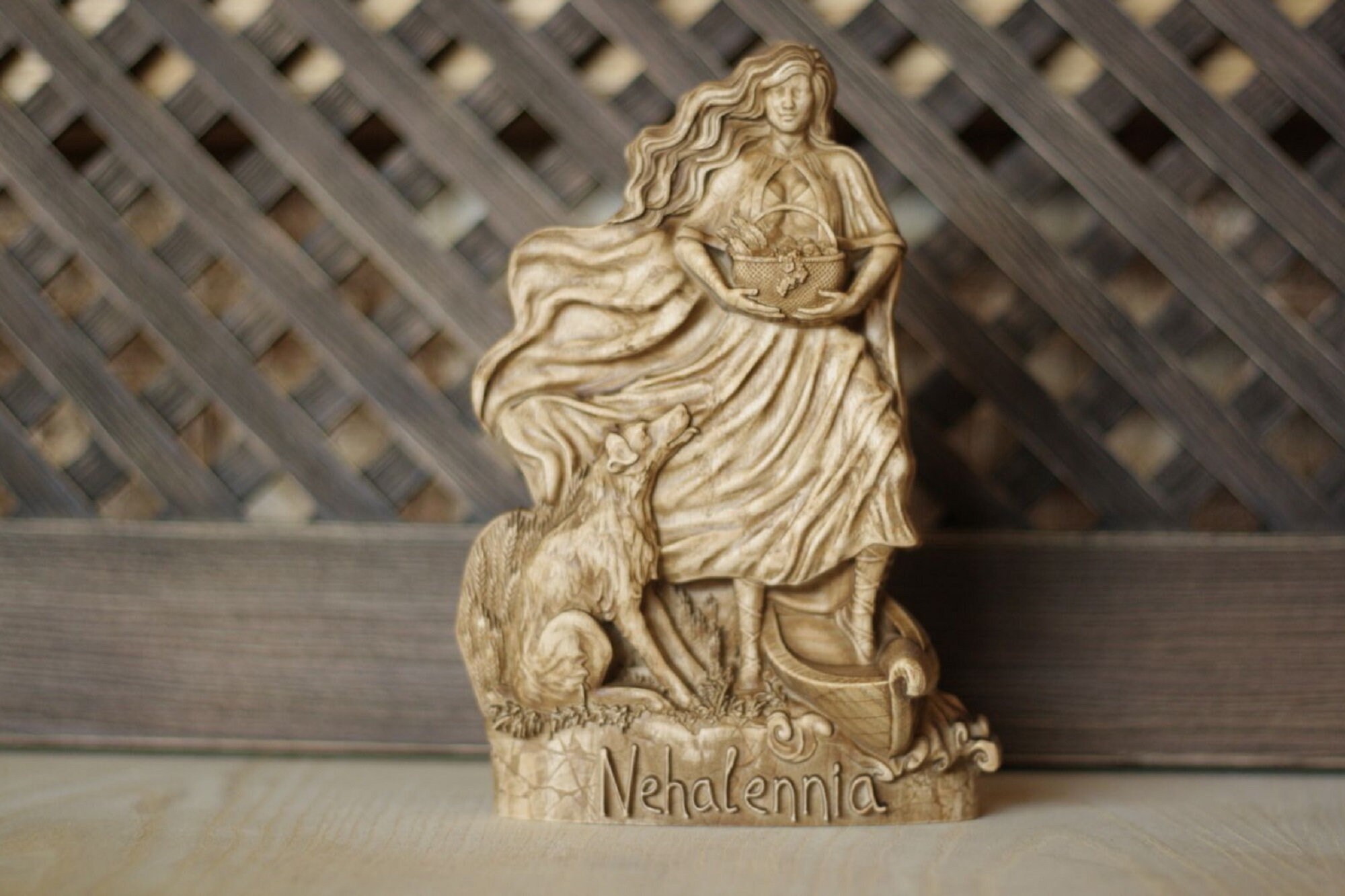 Nehalennia Celtic goddess Sea goddess Fertility statue | Etsy