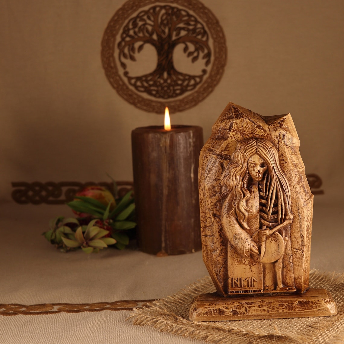 Hel Statue Hela Norse Goddess Hel Norse Gods Goddess - Etsy