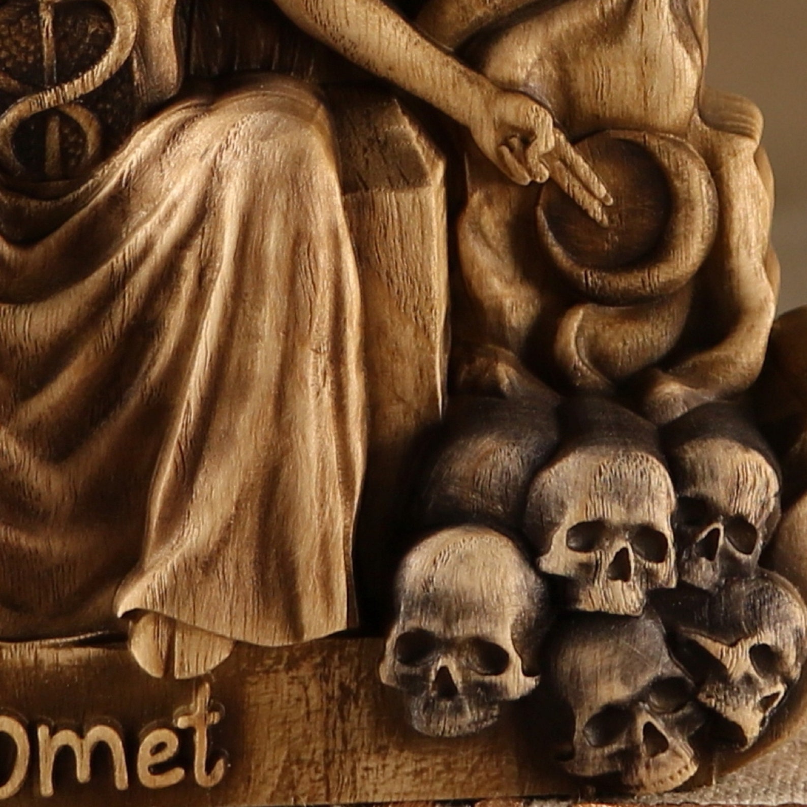 Baphomet Statue Occult Decor Satanic Satanism Idol Altar - Etsy