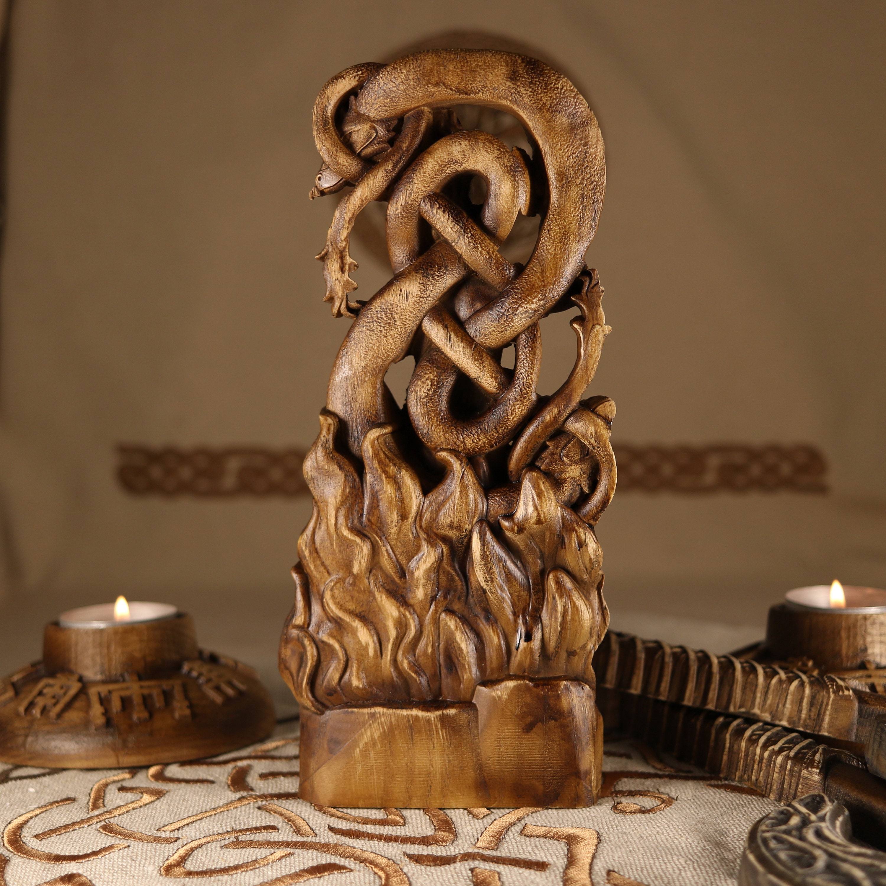 Loki Statue Loki Norse Altar Norse Pagan Decor Norse | Etsy UK