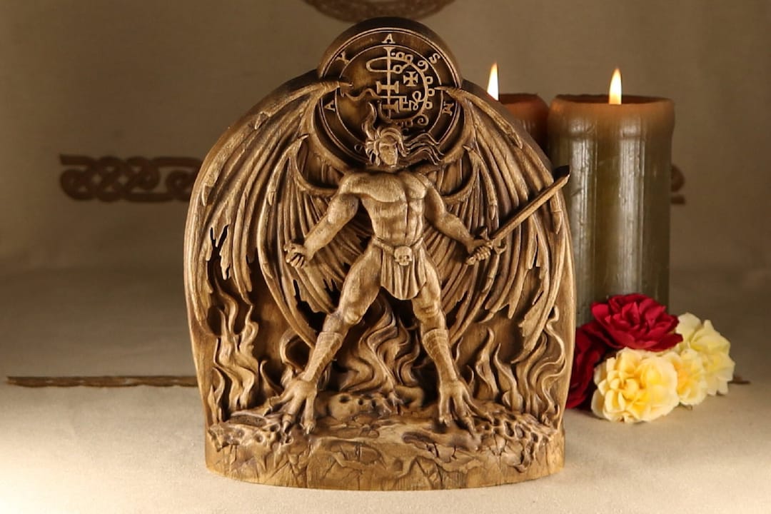 Asmodeus, Greek Statue, Asmoday, Asmodeus Statue Greek Mythology Demon ...