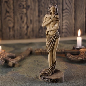 Mesopotamia, Nanaya, Astarte Sumerian Goddess Statue Ishtar Inanna ...
