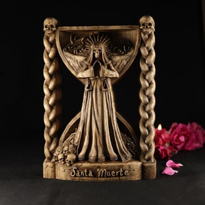 Santa Muerte, Santa Muerte Statue, Aztec Goddess Statue Santisima ...