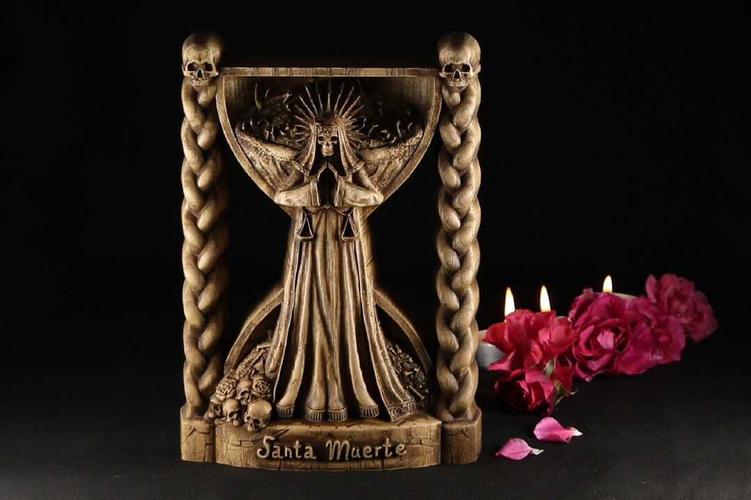 Santa Muerte, Santa Muerte Statue, Aztec Goddess Statue Santisima ...