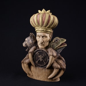 Bael, Baal God, Demon Statue, Altar Statue, Satan Statue Goetia ...