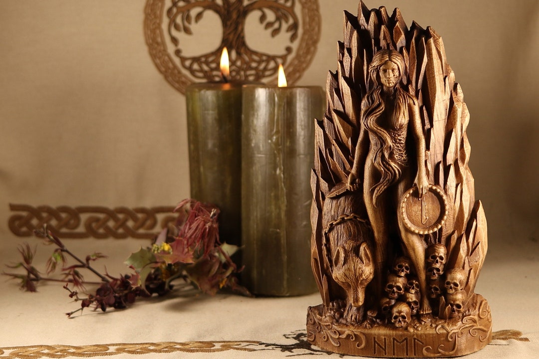 Hel Statue, Goddess Statue Wiccan Altar Kit - Etsy