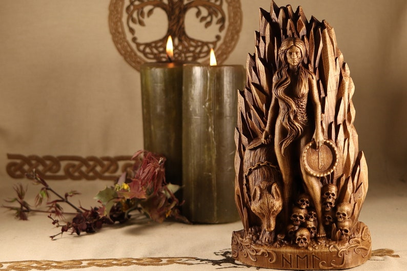 Hel Statue Goddess Statue Wiccan Altar Kit - Etsy