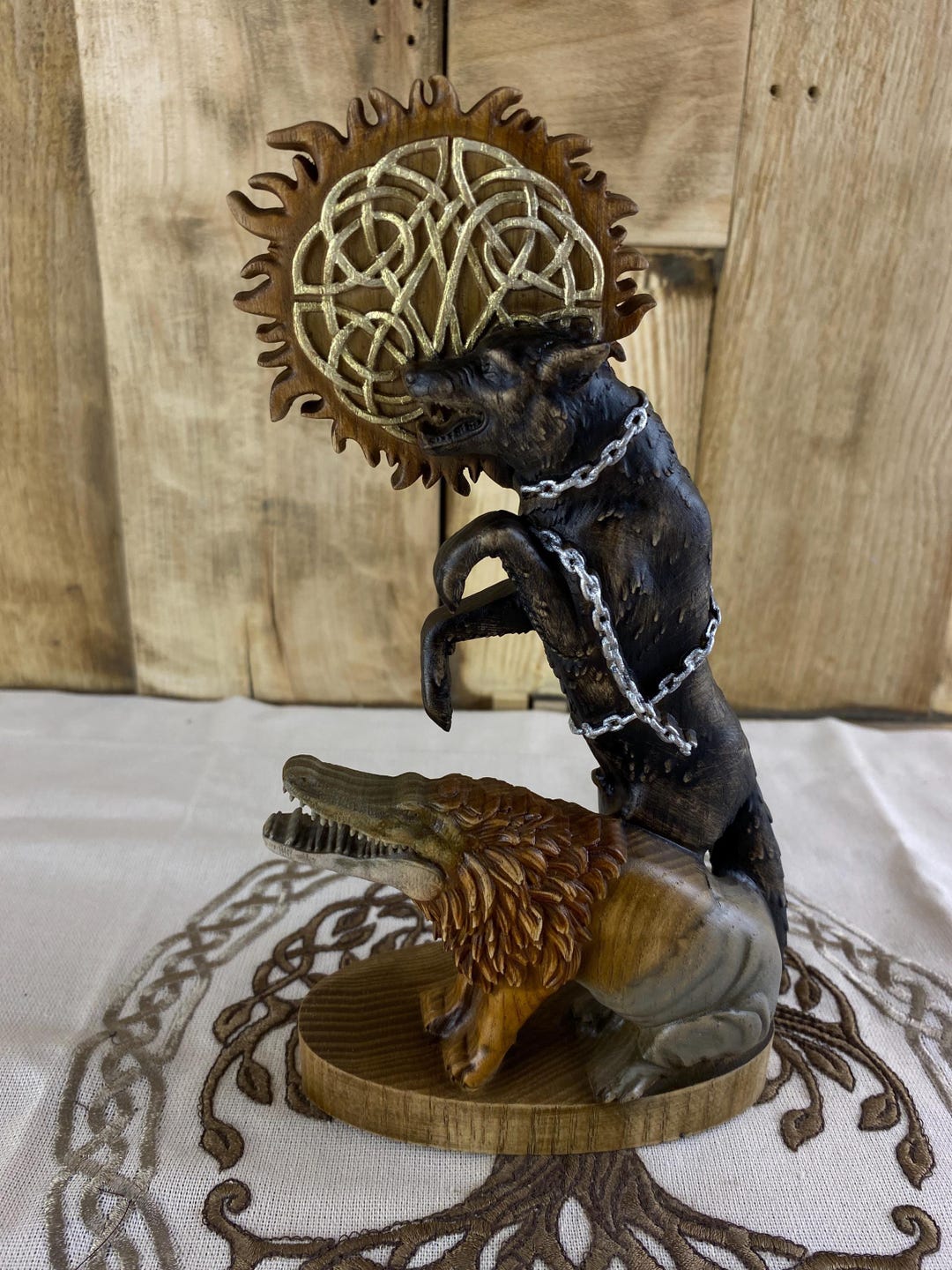 Fenrir Ammit Fenrir Statue Ammit Statue Norse Mythology Egyptian Statue ...