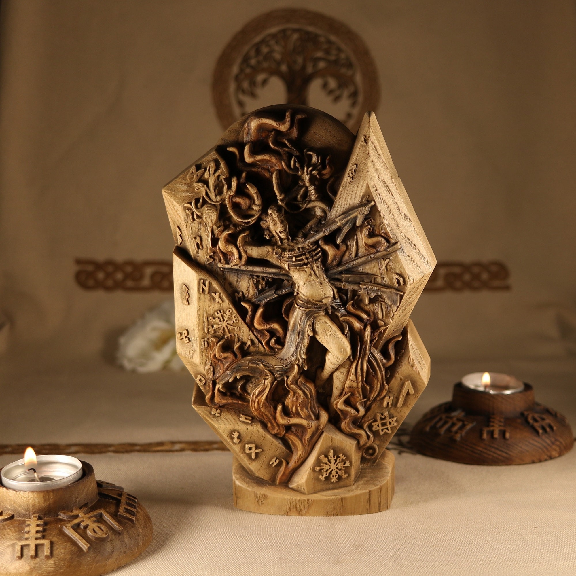 Gullveig Heidr Goddess Statue Norse Gods Norse Witch Jotunn - Etsy