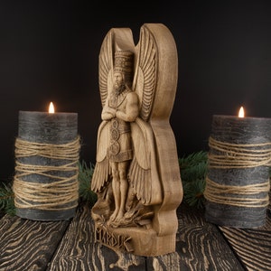 Marduk, Marduk God, Wood Sculpture, Babylonian, Sumerian Gods ...