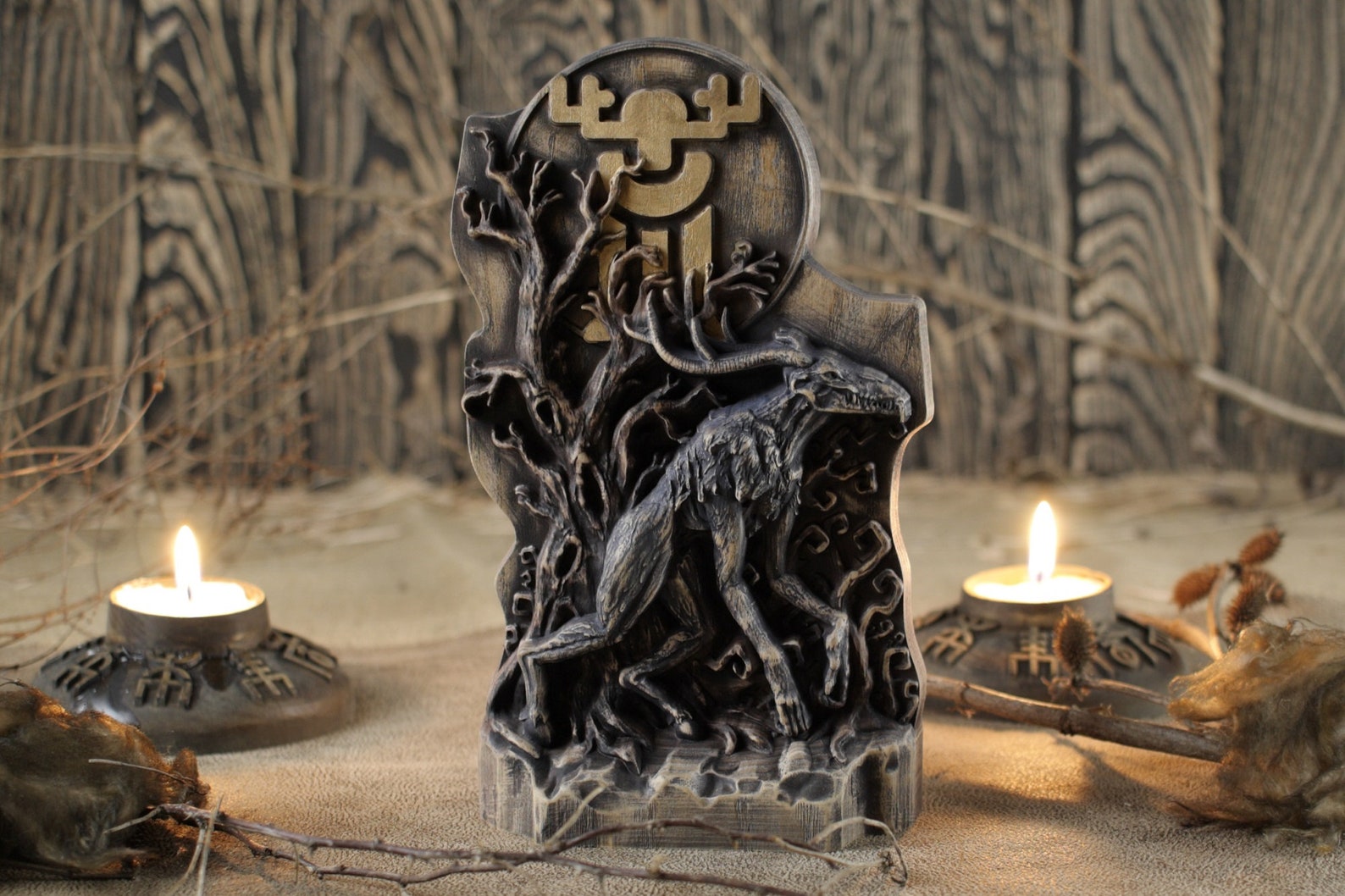 Wendigo Spirit Wendigo Art Skeleton Supernatural Monster - Etsy