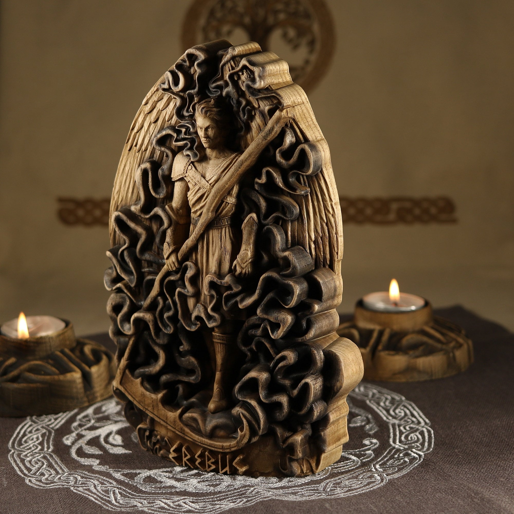 Erebus Greek God Statue