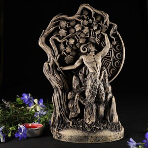Pan Statue, Pan God, Faun, Horned God, Greek Statue, Antique Greek God ...