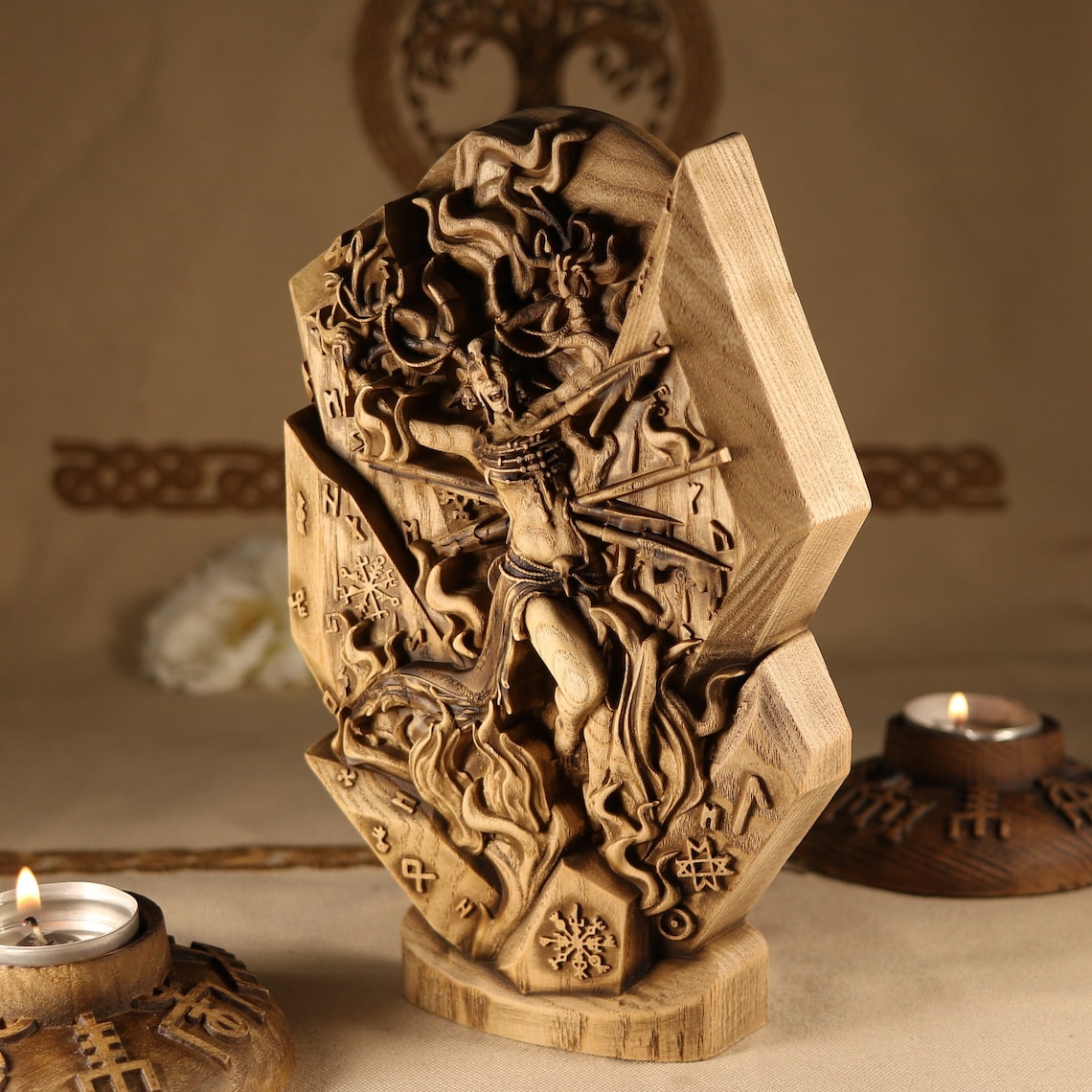 Gullveig Heidr Goddess Statue Norse Gods Norse Witch Jotunn - Etsy