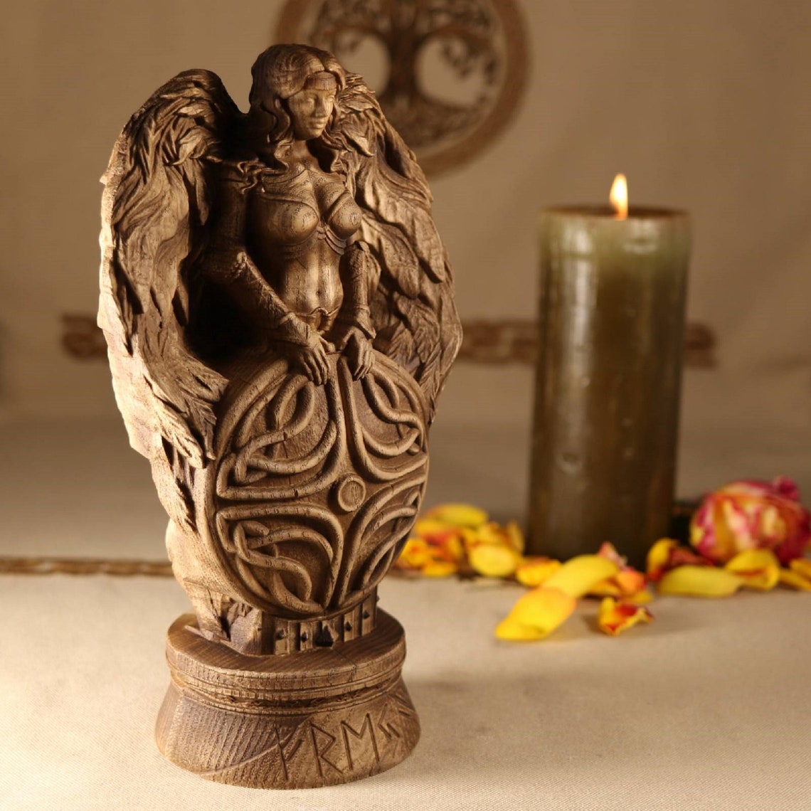 Freya Statue Freyja Freya Norse Mythology Goddess Statue - Etsy