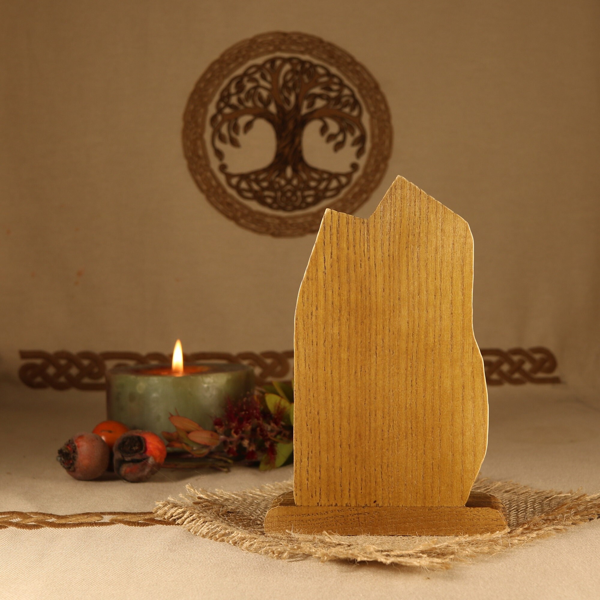 Bragi Norse Statue Wood Art Home Decor Wood Carving Set - Etsy