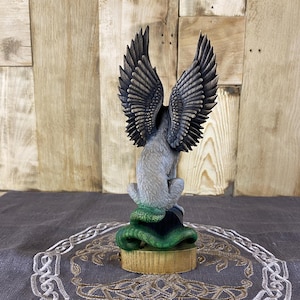 Marchosias Demon Statue Demon Sigil Winged Wolf Goetia Demon Occult ...