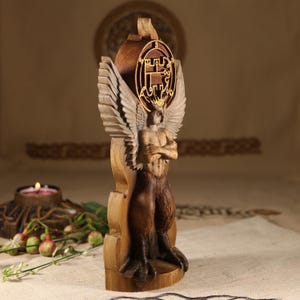 Stolas Demon Statue Prince Stolas Stolas Statue Demon Sigil Satan ...