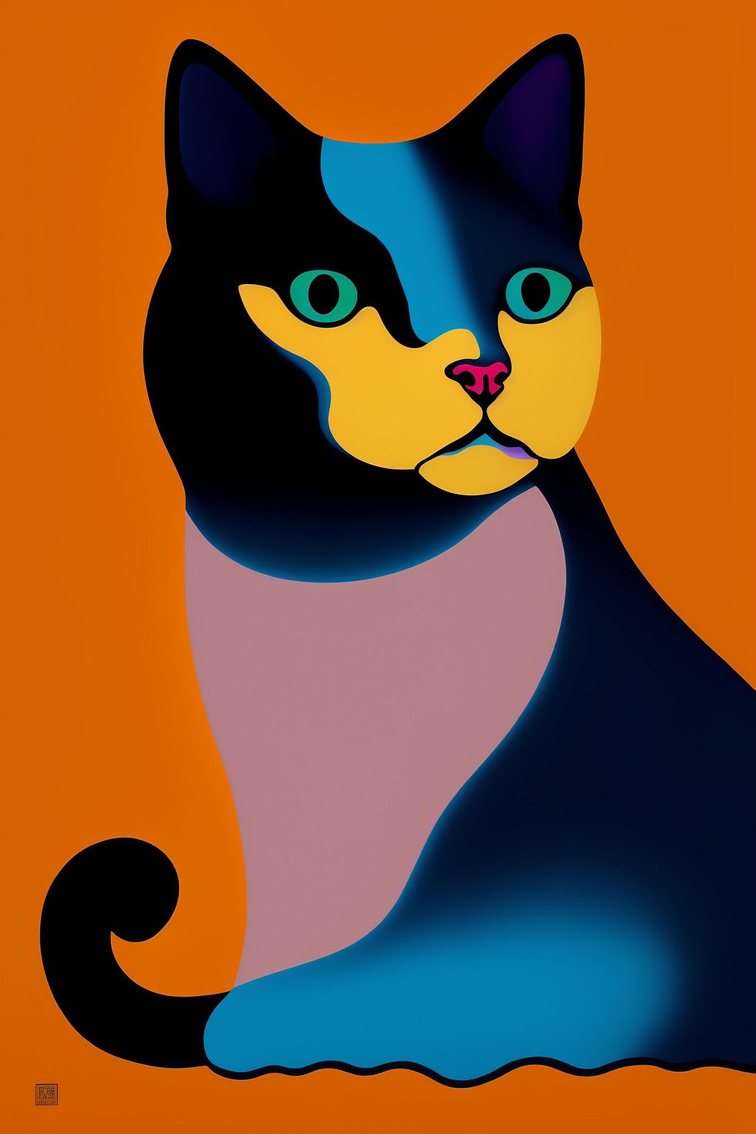 Cat in Art - Etsy