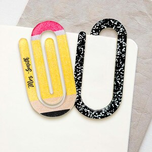 Personalized Jumbo Paper Clip, Teacher Appreciation Gift, Teacher Gift ...
