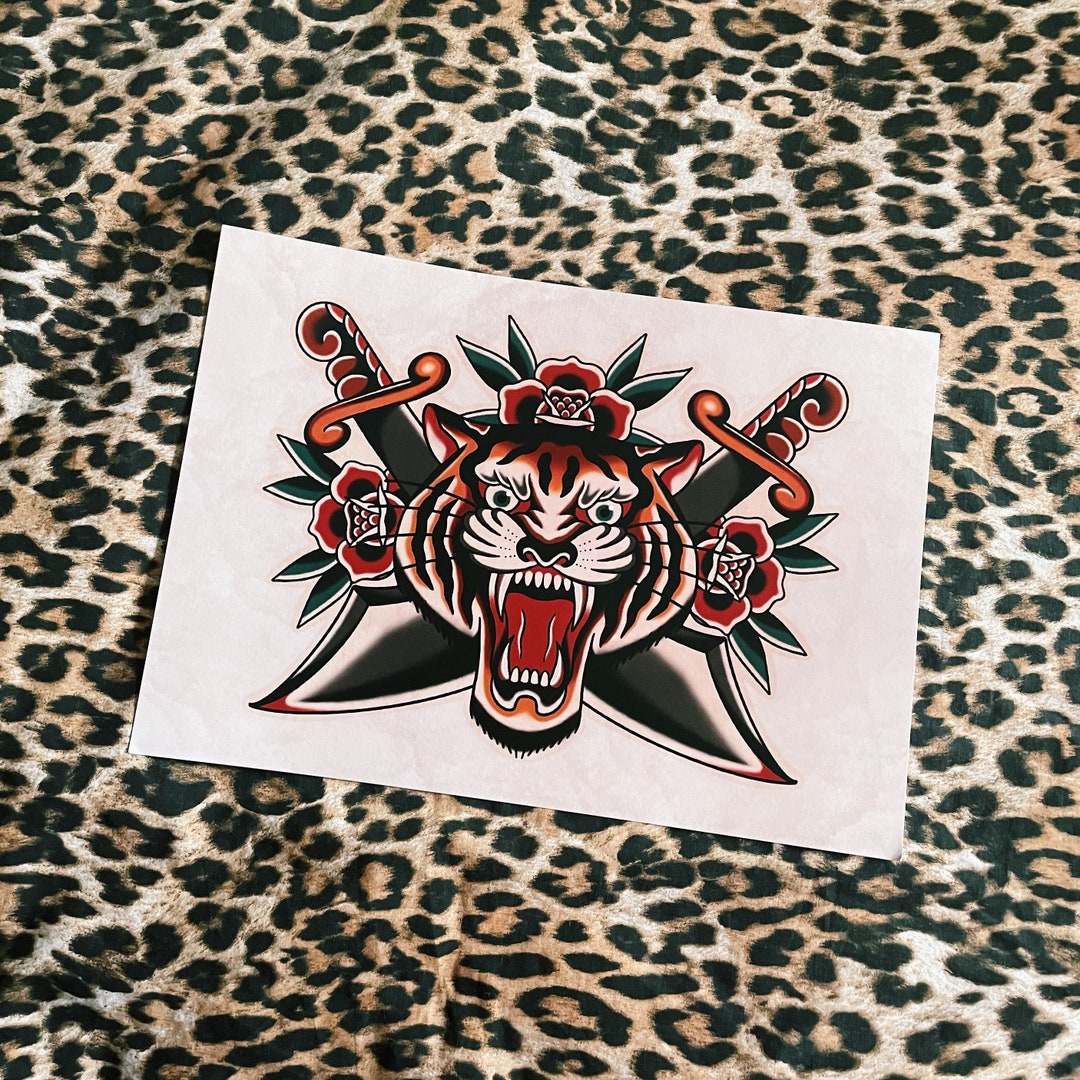 A3 Tiger Print - Etsy