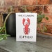 Lobster Card, Lobster Birthday Card, Lobster Lovers Card, Gifts for Him ...