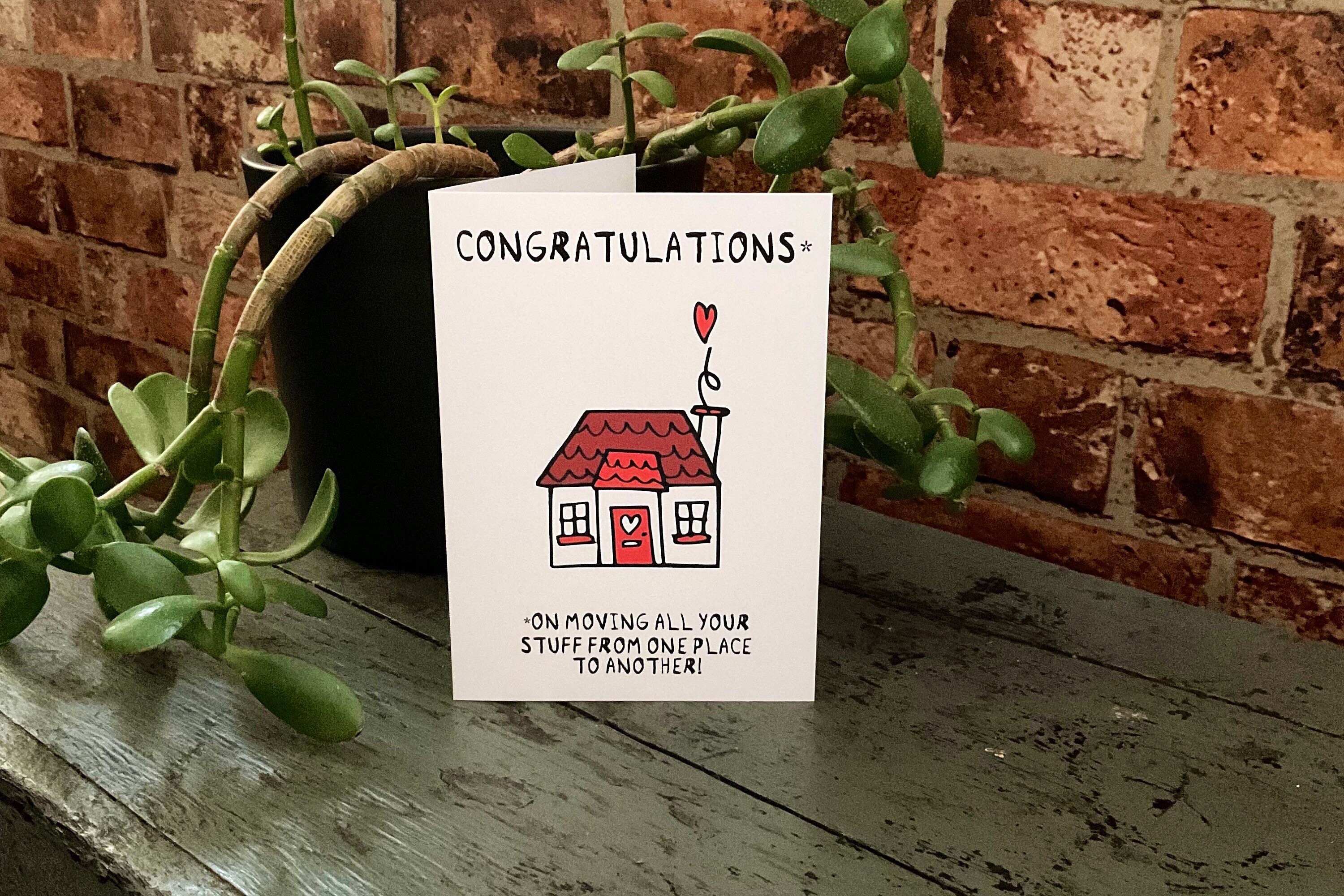 Congratulations On Your New Home moving card new home new house moving ...