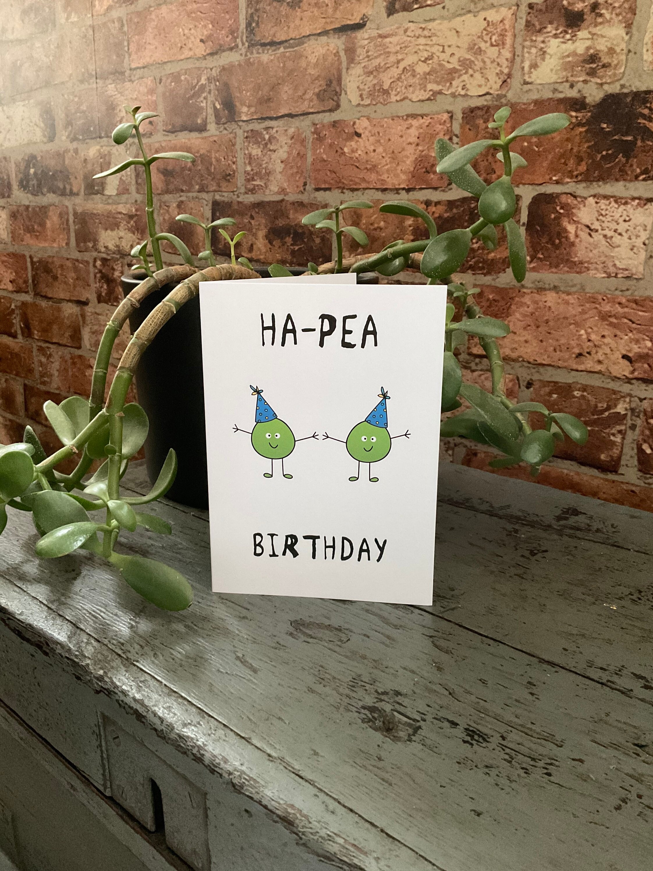 Birthday Card Pea Birthday Card Pea Lovers Card Funny - Etsy