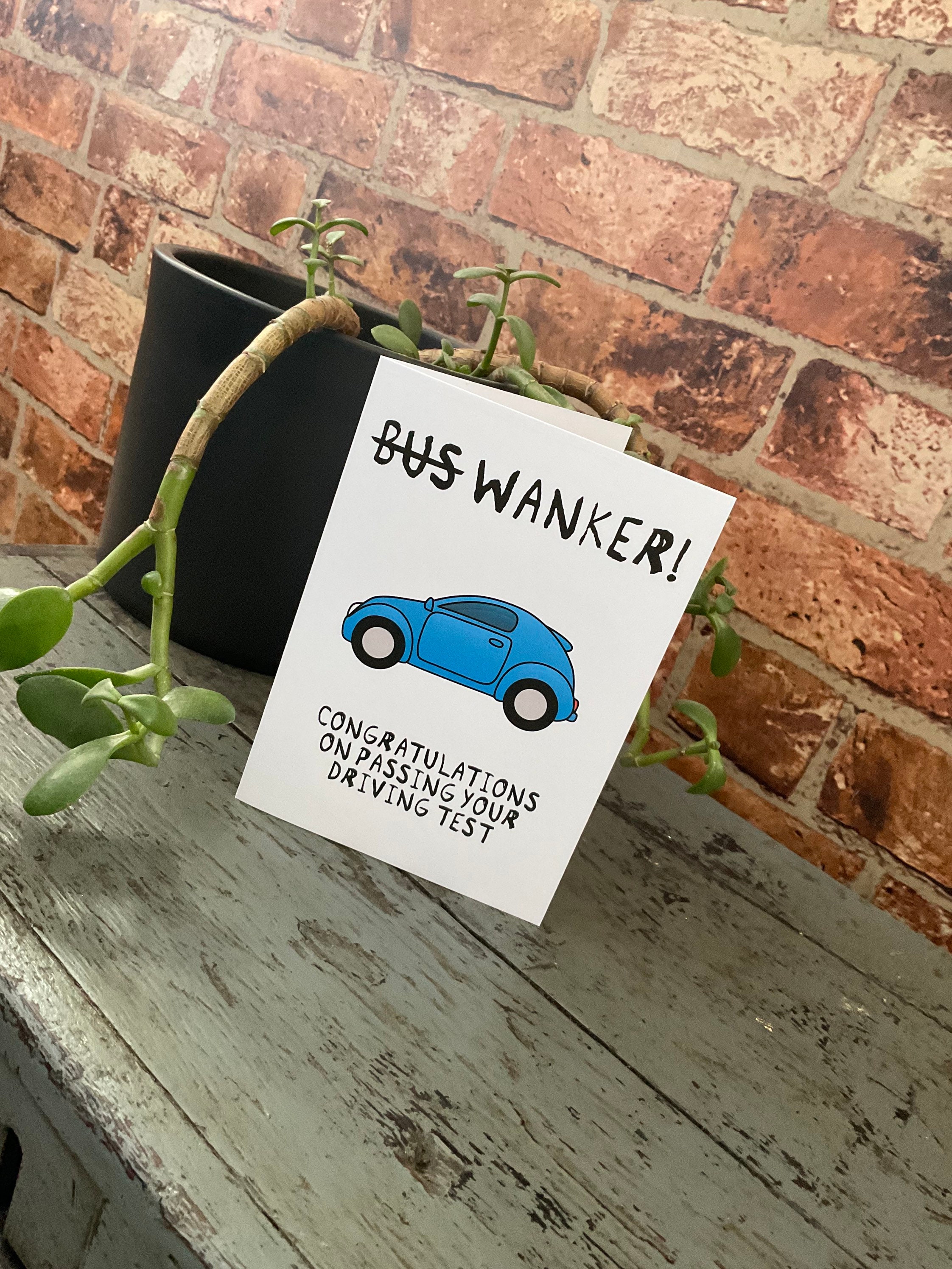 Pass Your Driving Test Card Driving Test Card Driving Test - Etsy