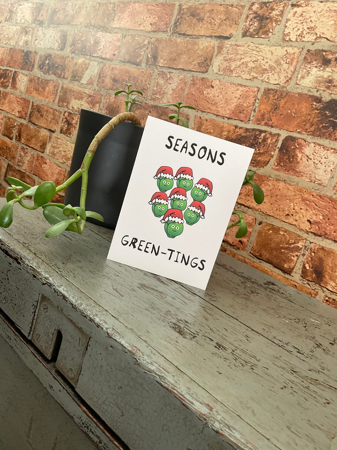 Sprout Christmas Card, Sprout Card, Sprout Lovers Card, Gifts for Him ...