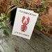 Lobster Card, Lobster Birthday Card, Lobster Lovers Card, Gifts for Him ...