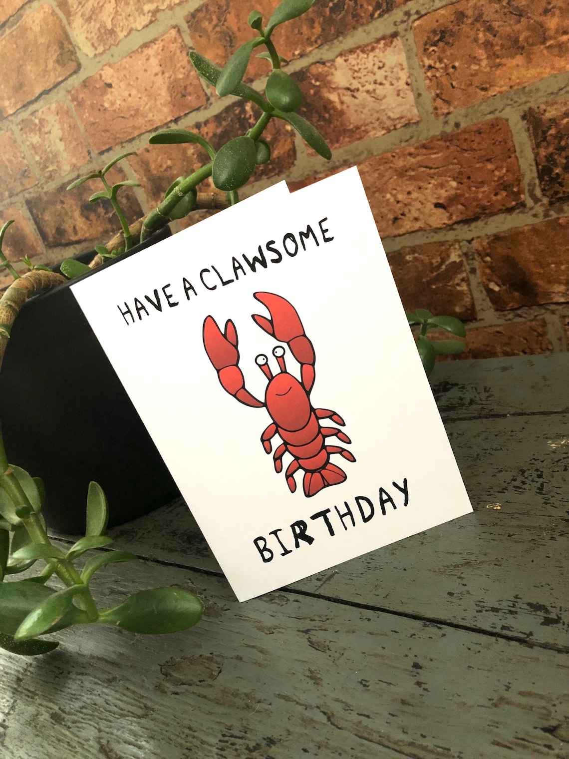 Lobster Card Lobster Birthday Card Lobster Lovers Card - Etsy UK