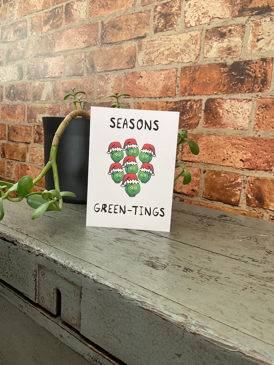 Sprout Christmas Card, Sprout Card, Sprout Lovers Card, Gifts for Him ...