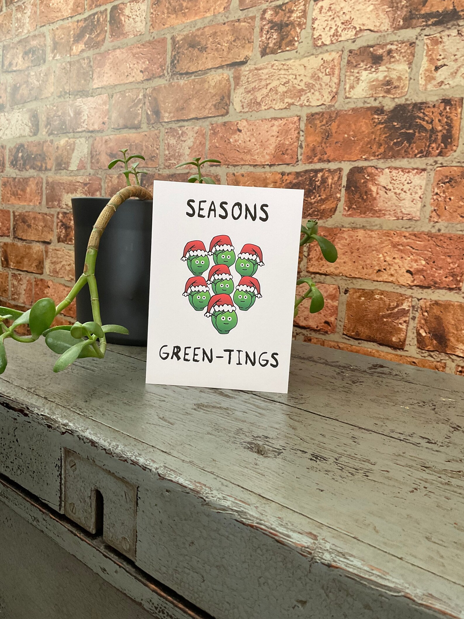 Sprout Christmas Card, Sprout Card, Sprout Lovers Card, Gifts for Him ...