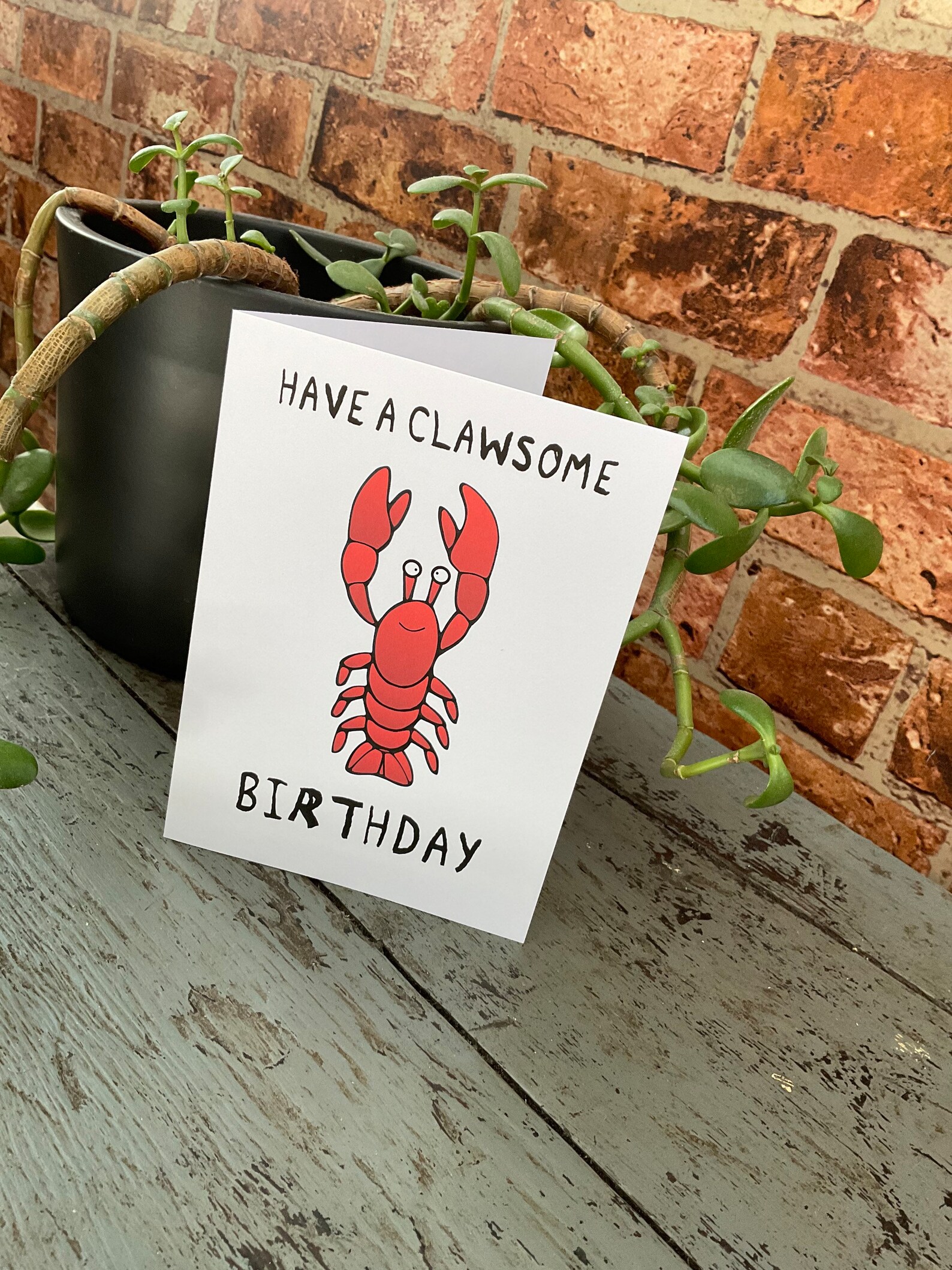 Lobster Card, Lobster Birthday Card, Lobster Lovers Card, Gifts for Him ...