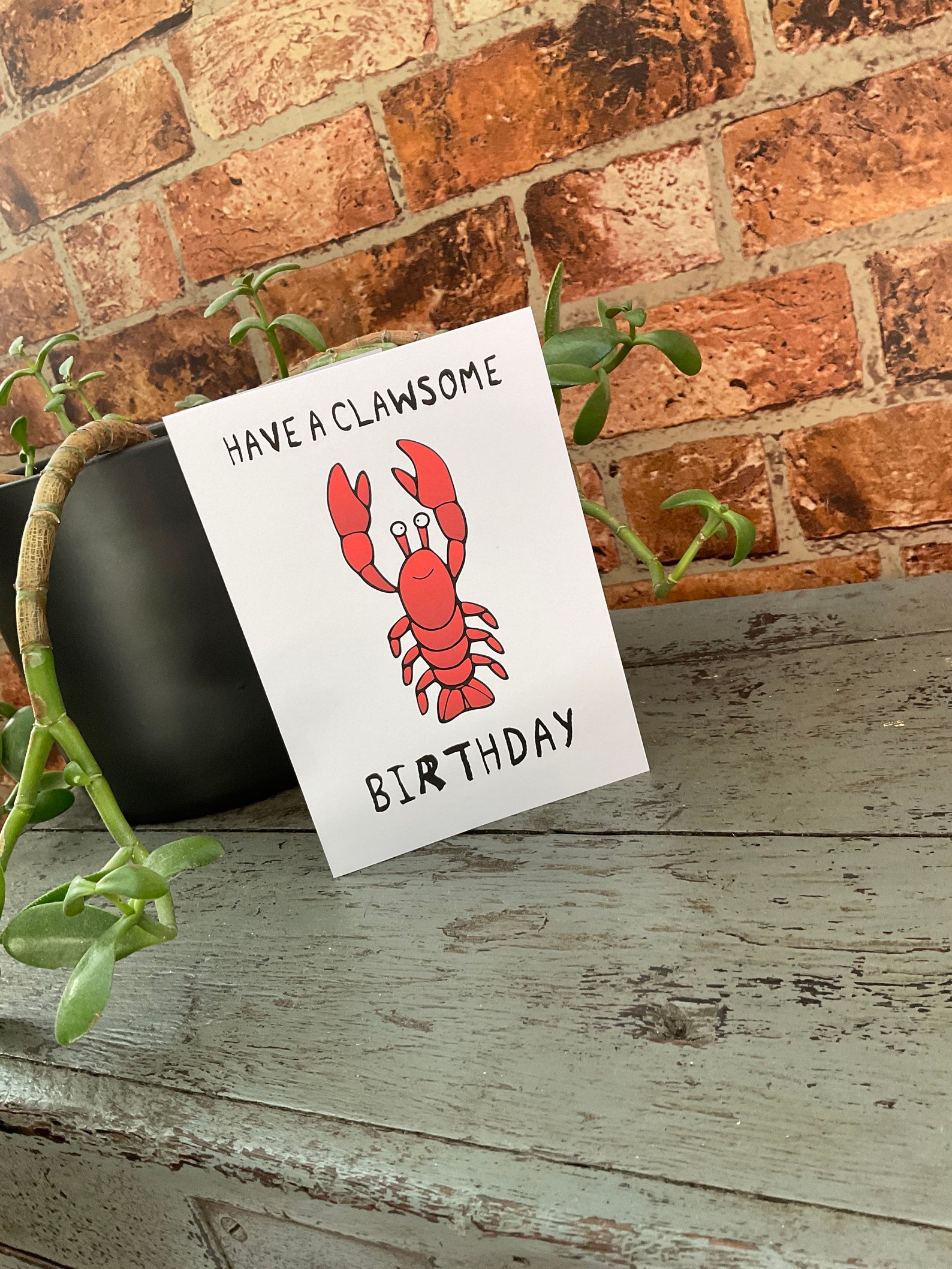 Lobster Card, Lobster Birthday Card, Lobster Lovers Card, Gifts for Him ...