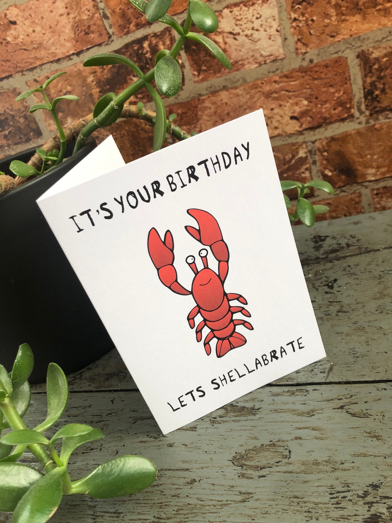 Lobster Card, Lobster Birthday Card, Lobster Lovers Card, Gifts for Him ...