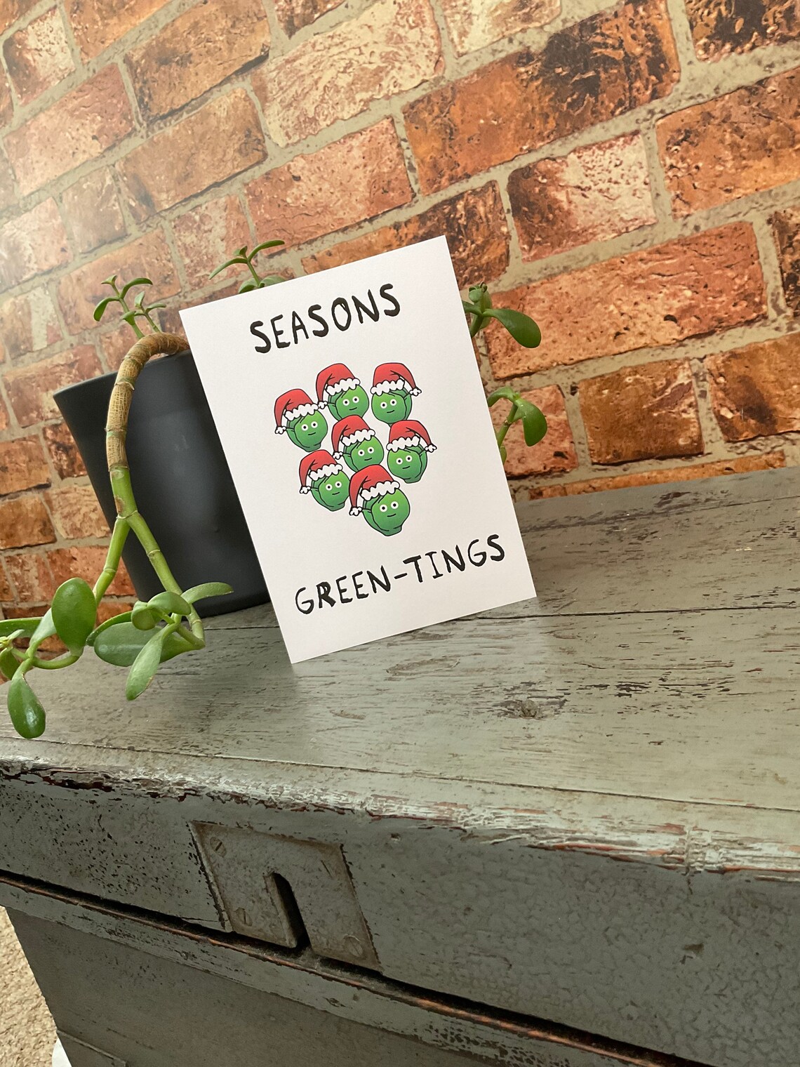 Sprout Christmas Card, Sprout Card, Sprout Lovers Card, Gifts for Him ...