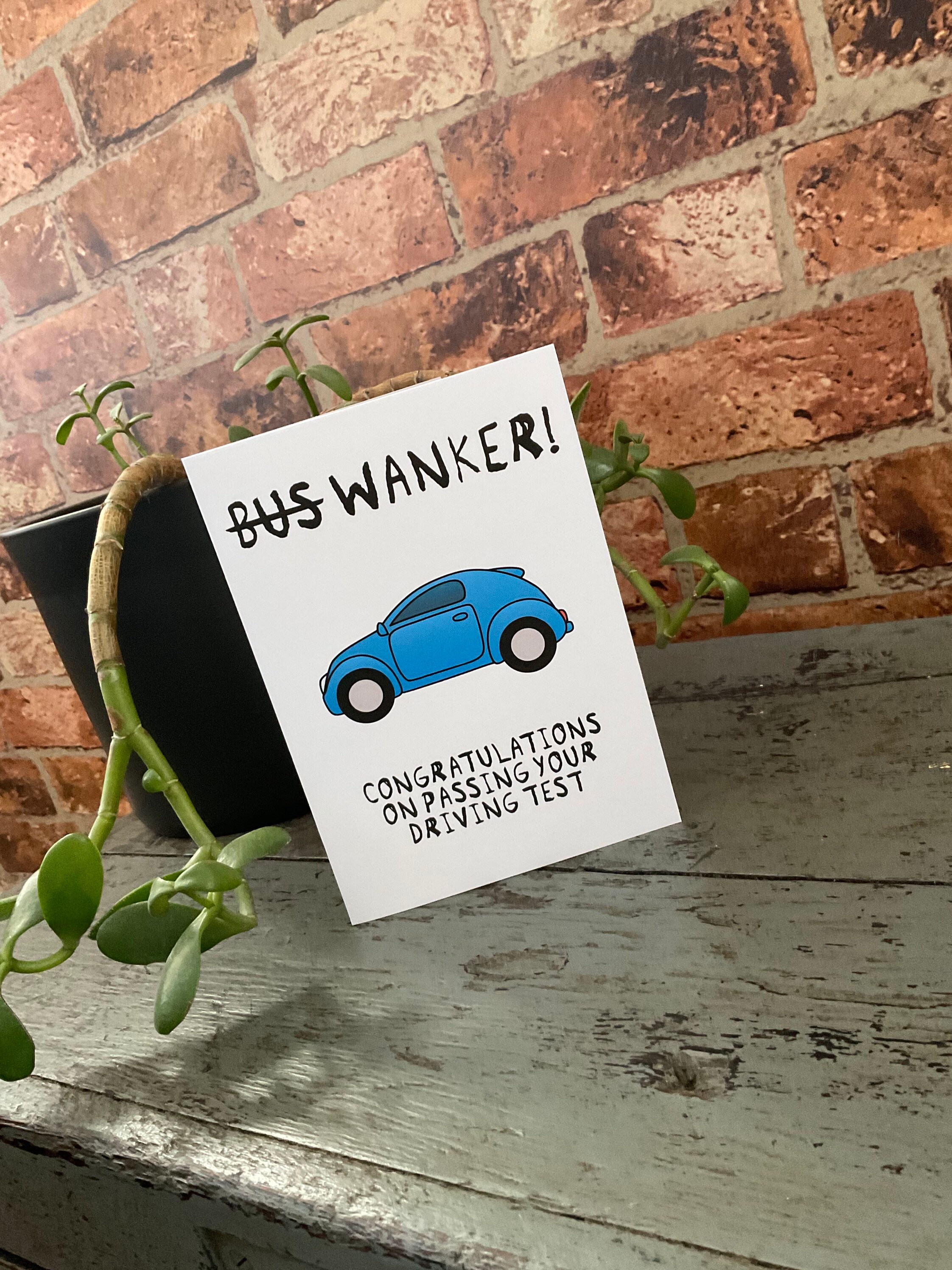 Pass Your Driving Test Card Driving Test Card Driving Test - Etsy